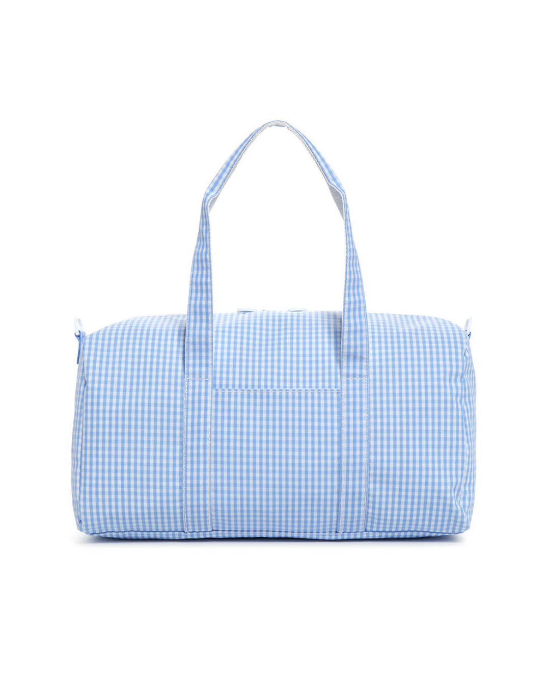 TRVL Weekender Duffel Bag - Gingham Sky – The Tiny Duckie