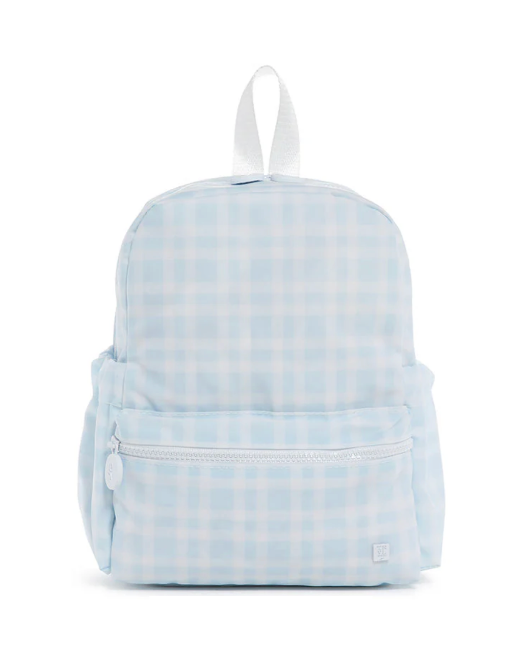 TRVL Mini Backer - Pimlico Plaid Blue – The Tiny Duckie
